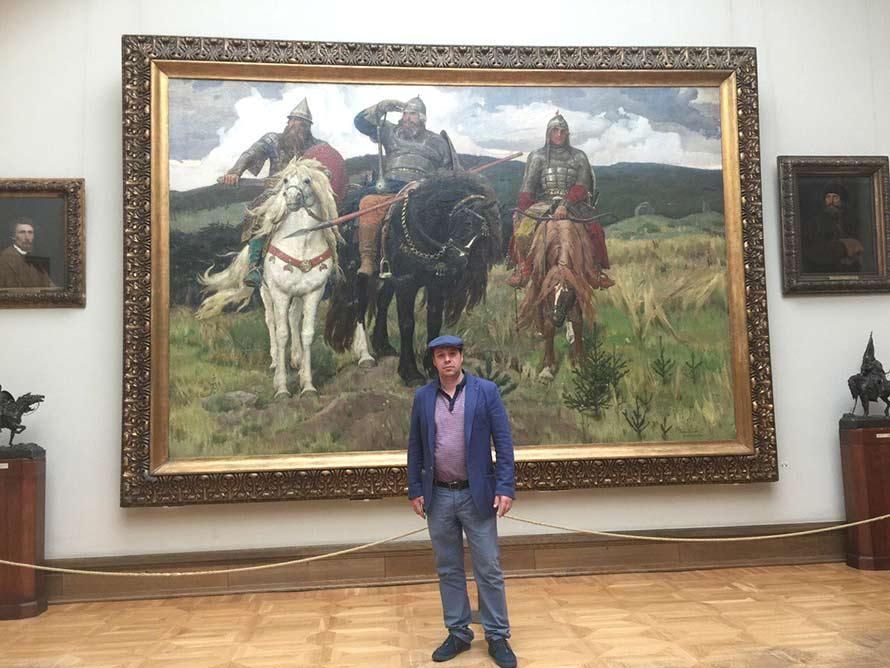 Pavel Mitkov in The Tretyakov Gallery - Pavel Mitkov - Innovations in Art